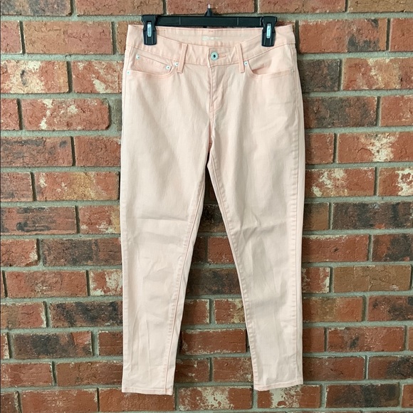 Levi's | Jeans | Levis Peach Pink Demi Curve Modern Rise Skinny Jeans ...